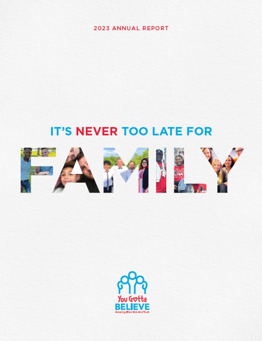 Annual Report • You Gotta Believe